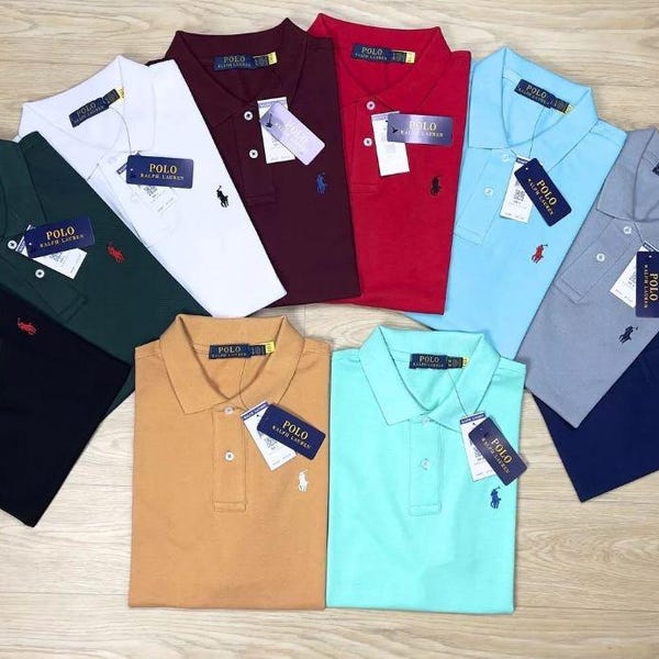 Mens Large Polo Gray - Etsy UK