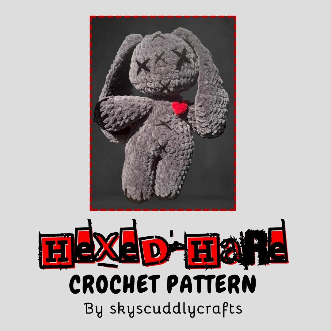 Hexed Hare Amigurumi Crochet PDF Digital Pattern - Etsy