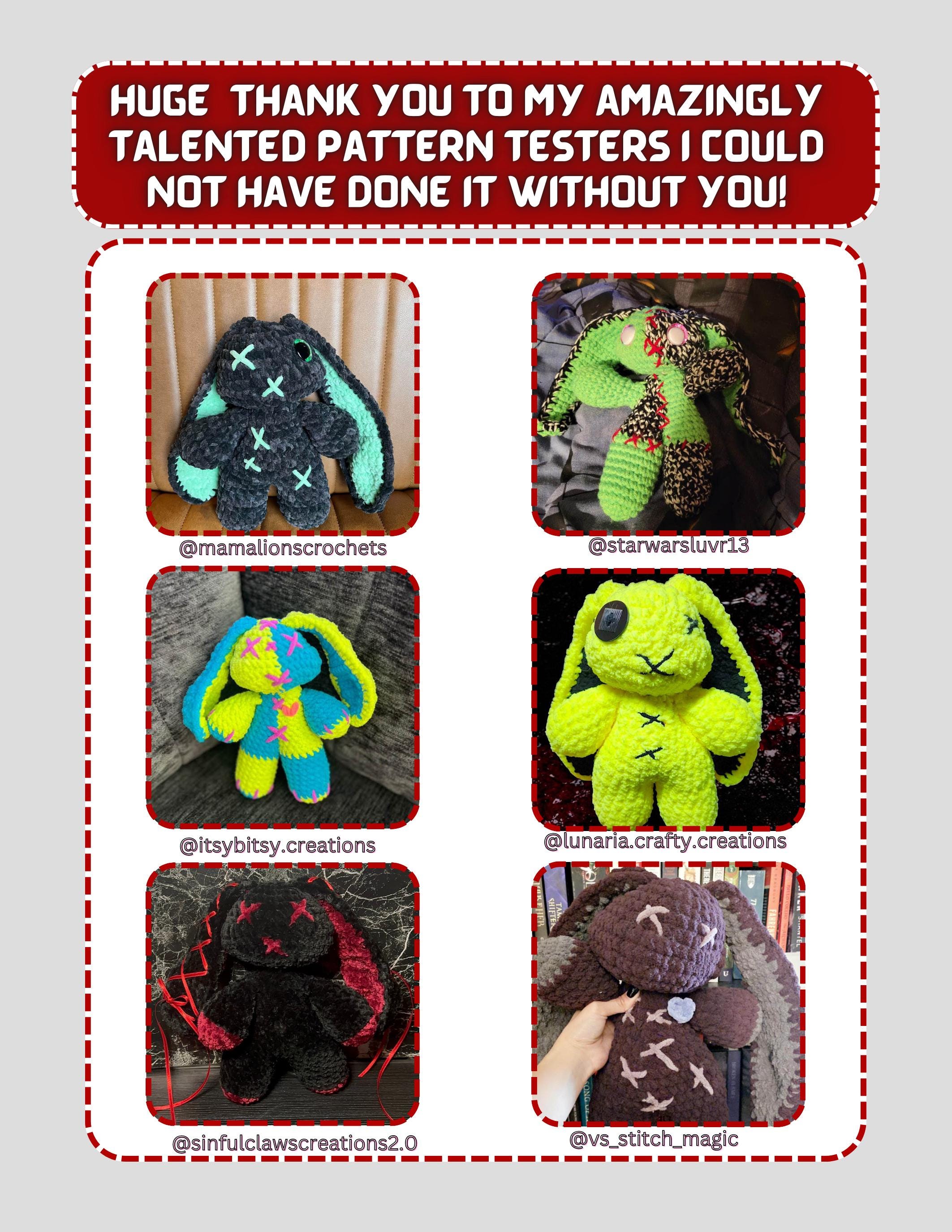 Hexed Hare Amigurumi Crochet PDF Digital Pattern - Etsy