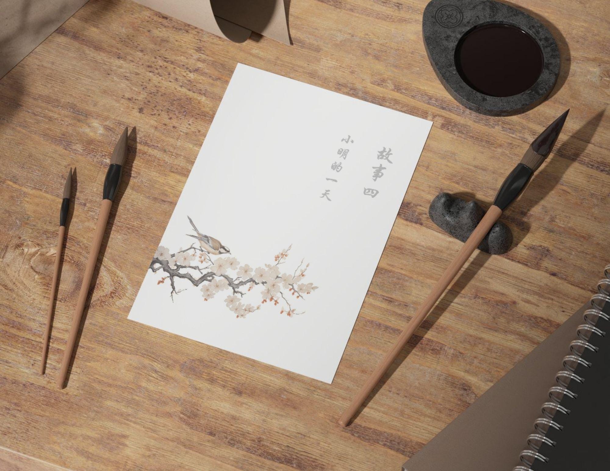 Tracing Chinese Characters Copybook | Printable HSK4 Practice Sheets ...