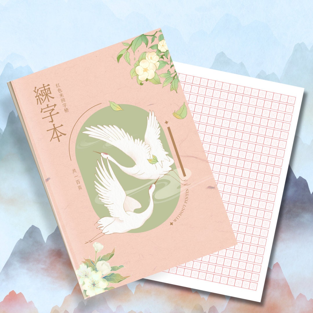 Chinese Writing Practice Notebook | Chinese Character Learning ...