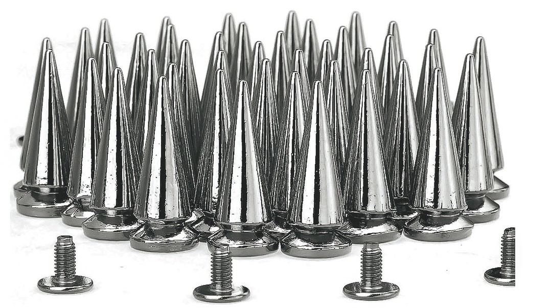 Big Goth Spikes Punk Spikes for Sewing Crafts Studs Metallic Studs for ...