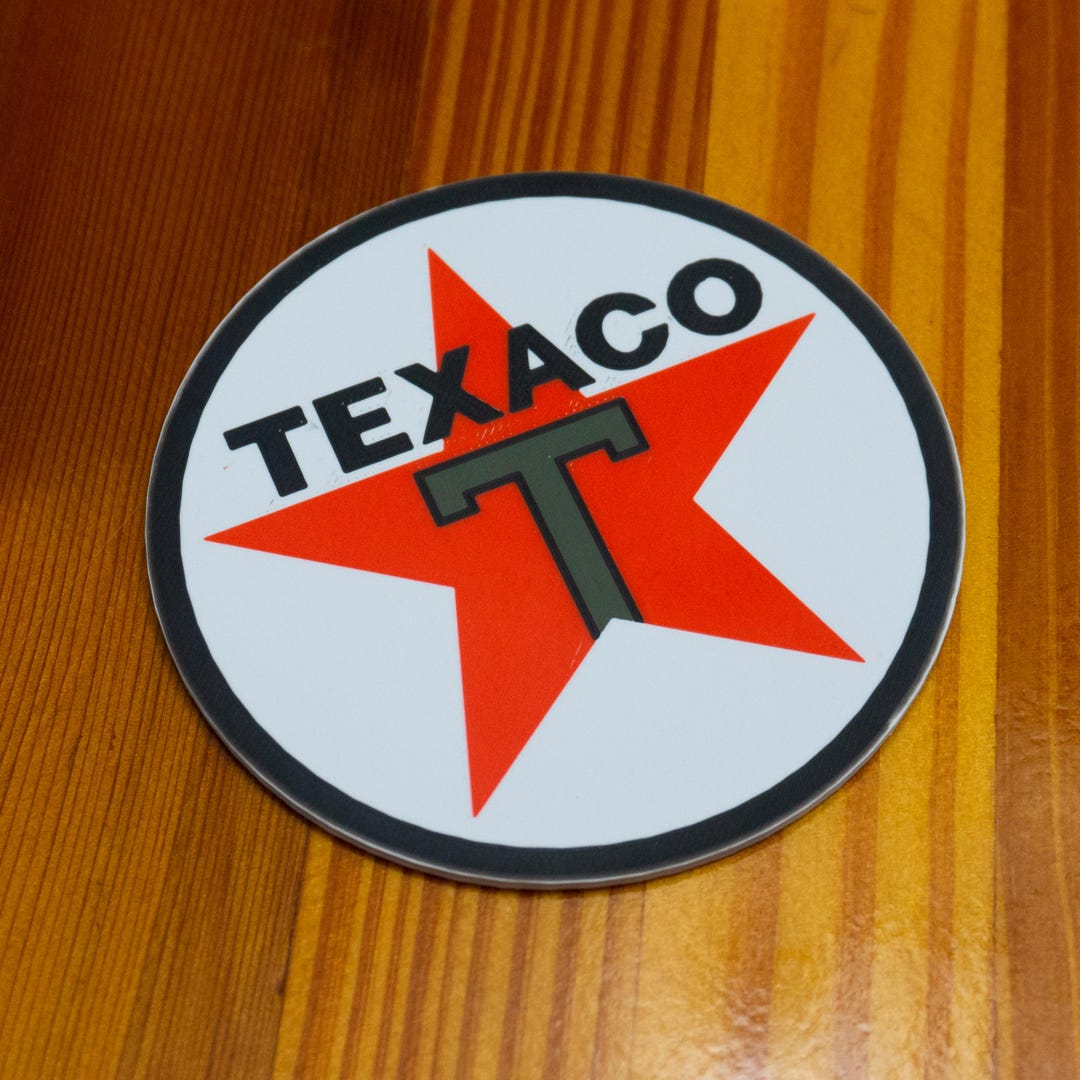 3 PCS Mini Texaco Sign: 4-inch Vintage Americana Garage Decor - Etsy