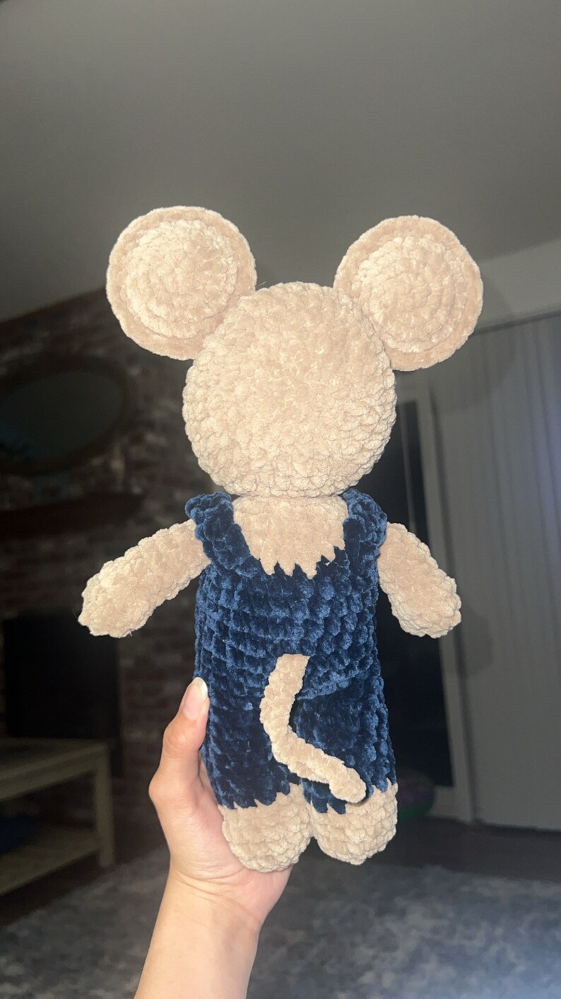 Mouse in Overalls Pattern - Etsy