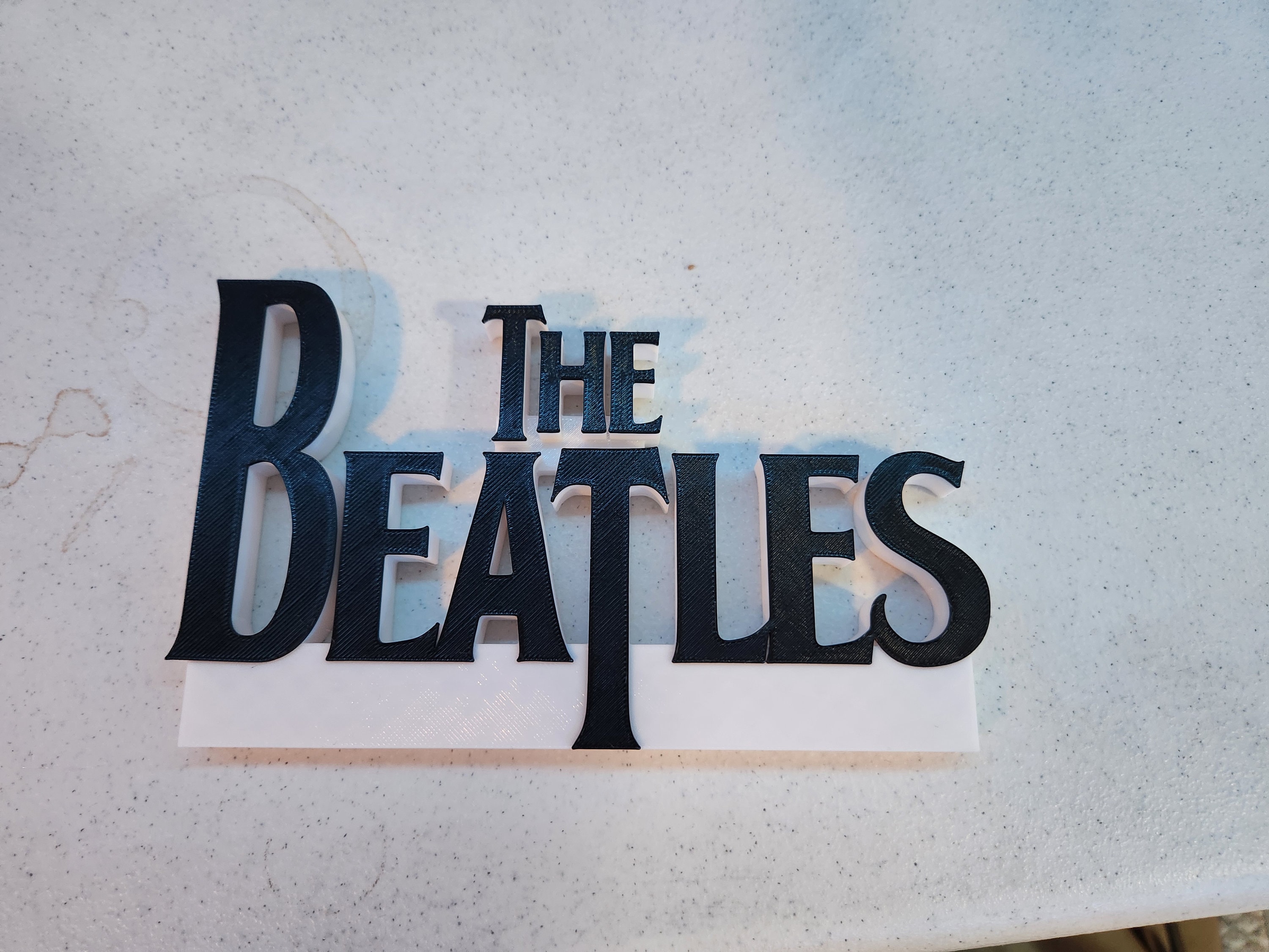 Beatles 3D Printed Logo Art - Etsy