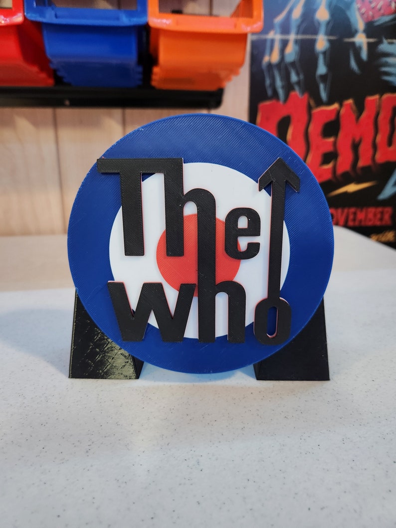 The Who 3D Printed Logo Art - Etsy