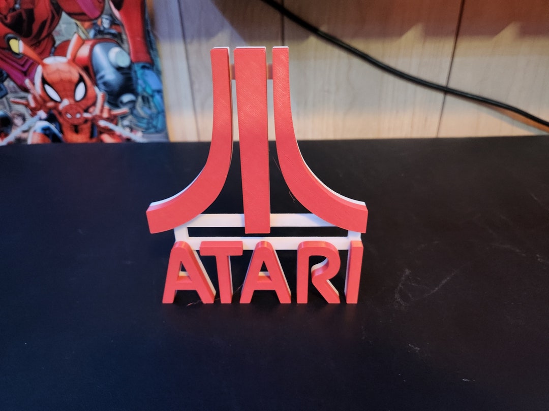 Atari 3D Printed Logo Art - Etsy