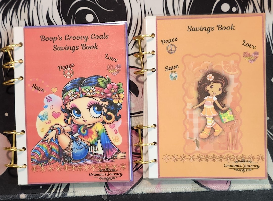 Betty Boop 60's Saving Book/ Orange Blossom Saving Book - Etsy