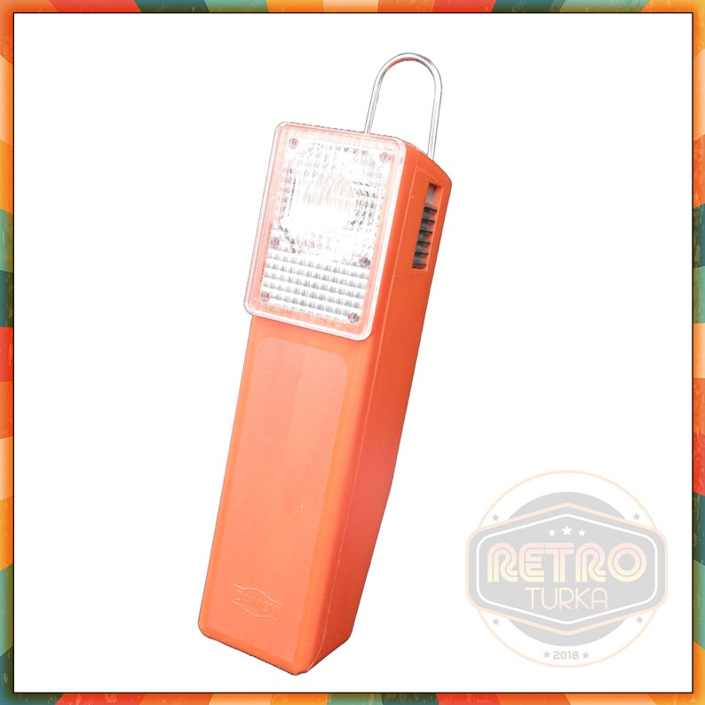 Vintage German 80s Torch Production Medium Size Daimon Flashlight With ...