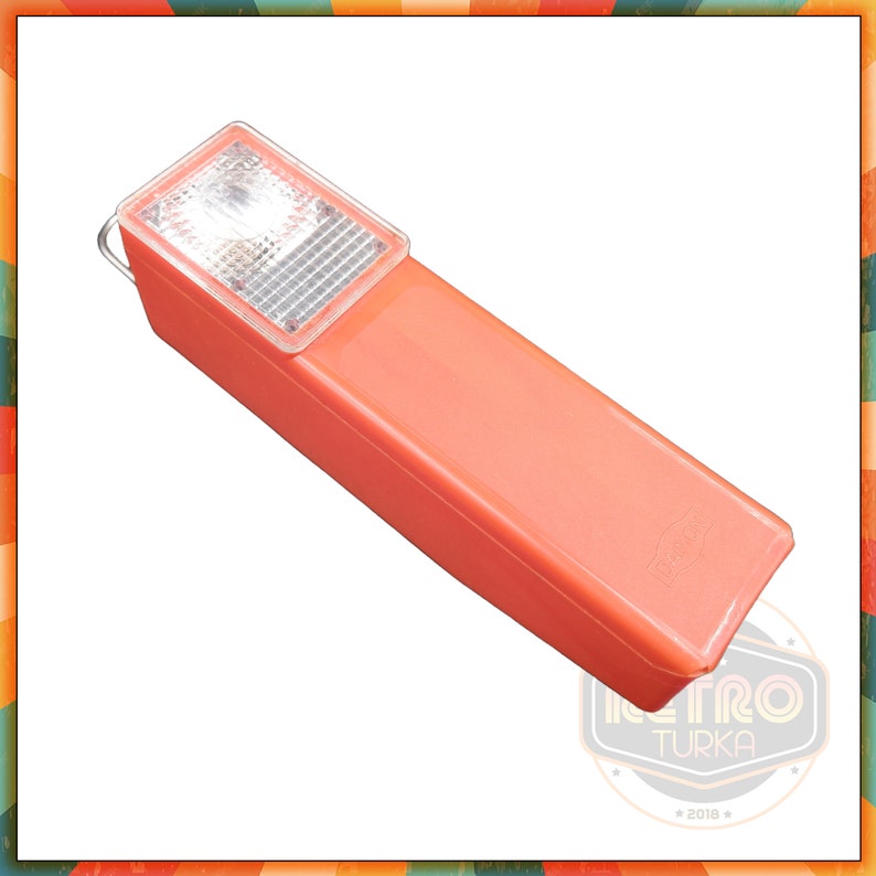 Vintage German 80s Torch Production Medium Size Daimon Flashlight With ...