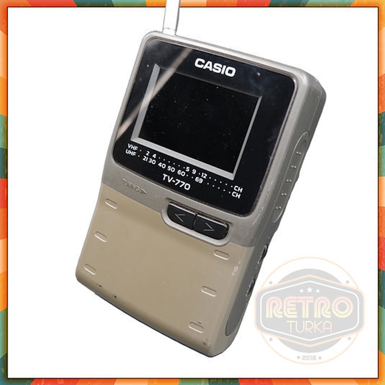 90s Edition Casio TV-770 Active Pocket Television TV - Etsy