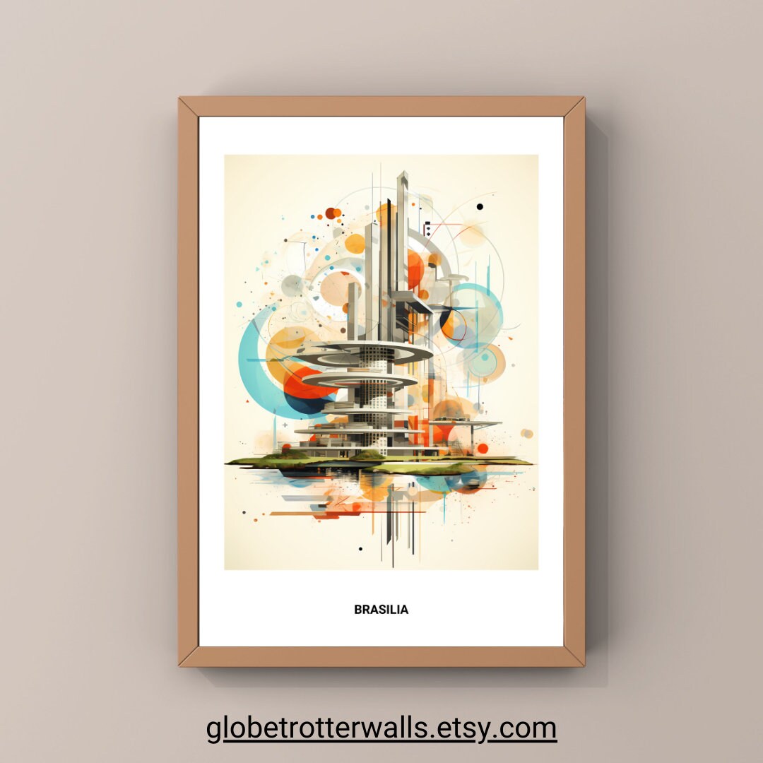 Printable Poster of Brasiliabrasil Collage Instant Art - Etsy