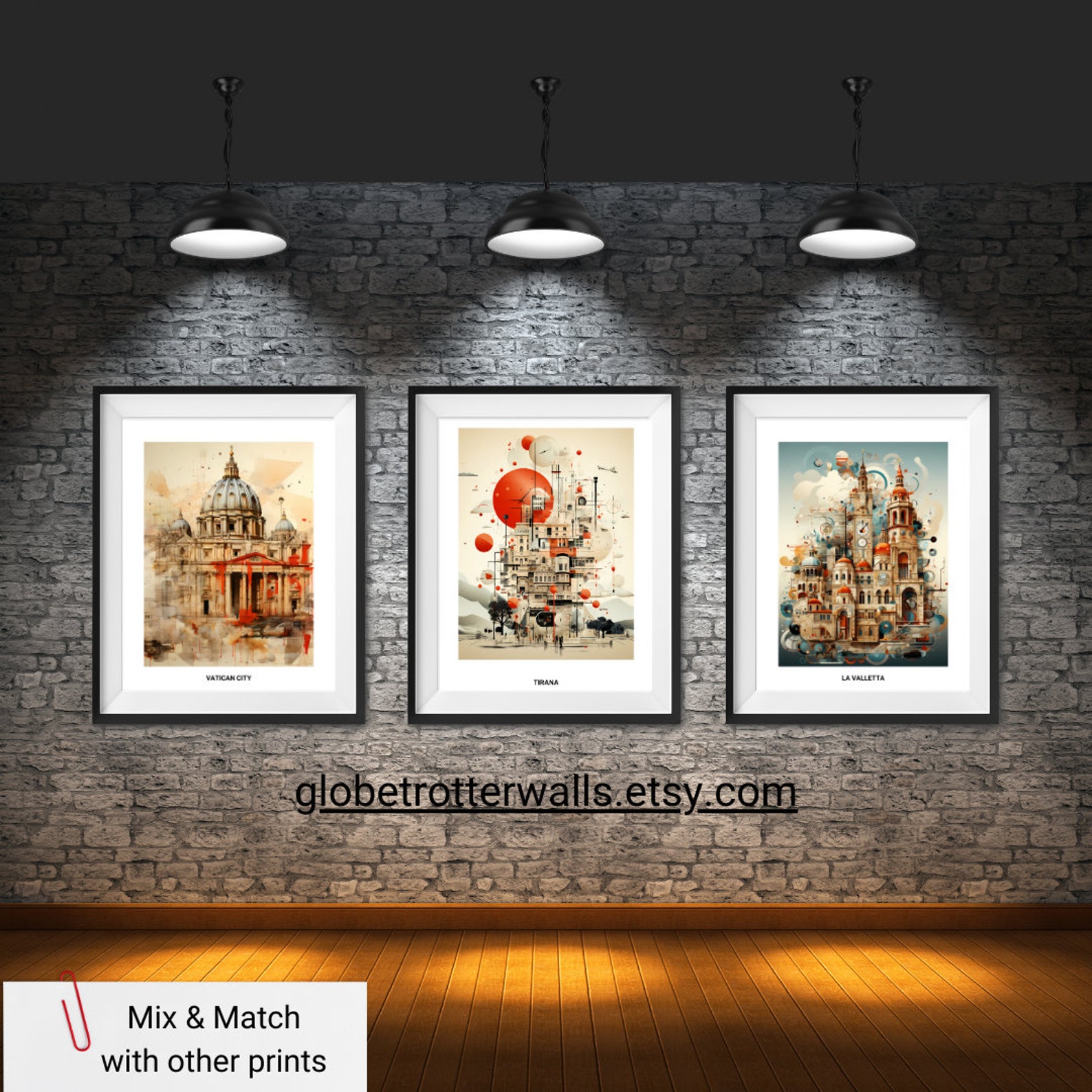 Tirana Collage Printable Poster Instant Art Download in 4 Formats - Etsy