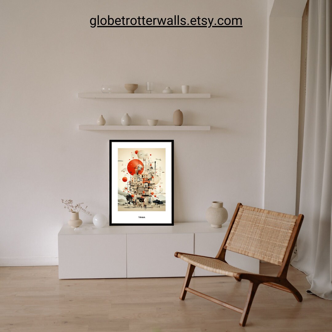 Tirana Collage Printable Poster Instant Art Download in 4 Formats - Etsy