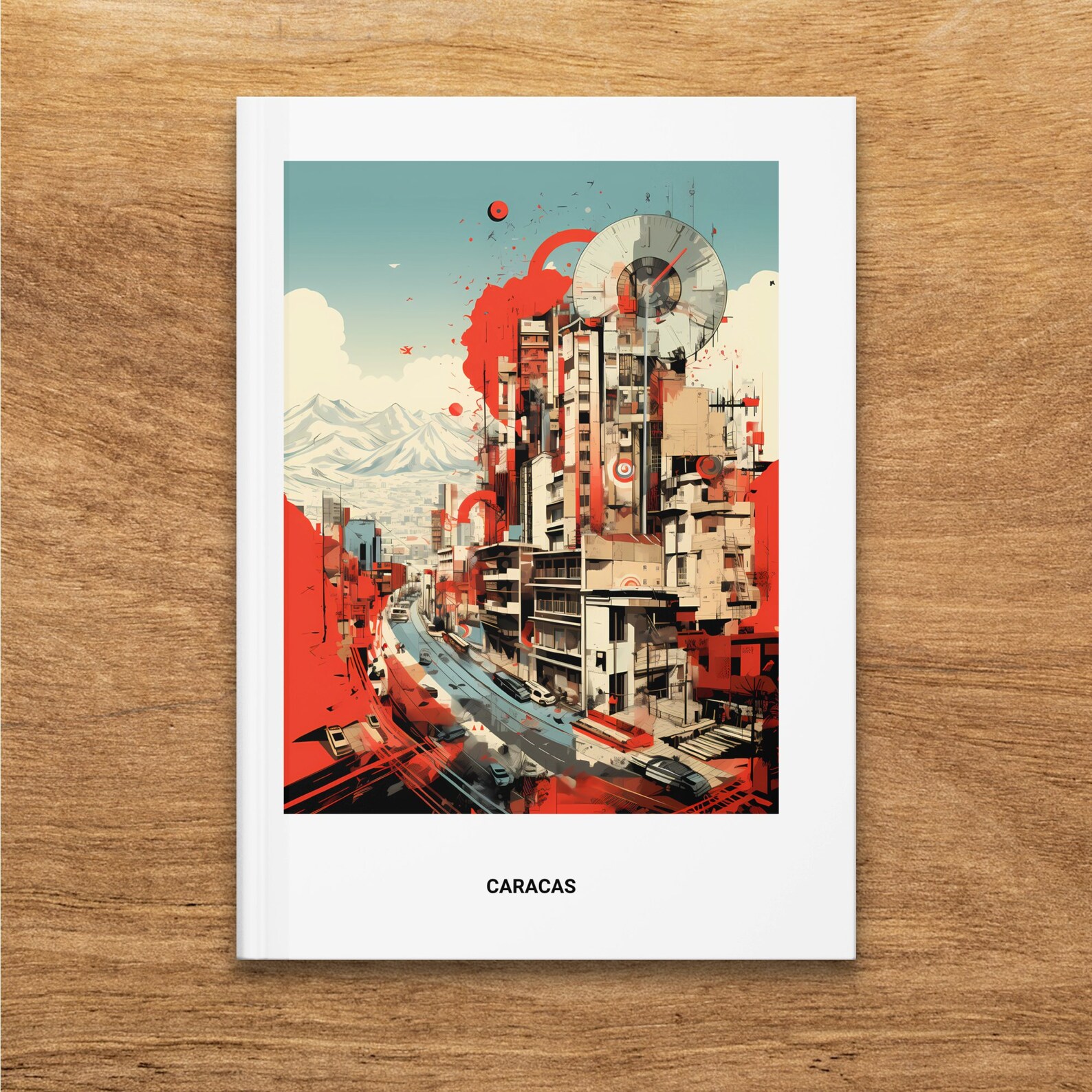 Caracas Venezuela Urban Landscape Hardcover Journal, Matte Finish, City ...