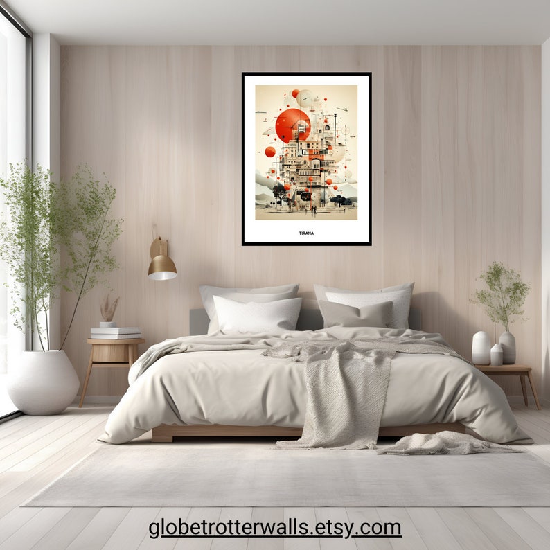 Tirana Collage Printable Poster Instant Art Download in 4 Formats - Etsy