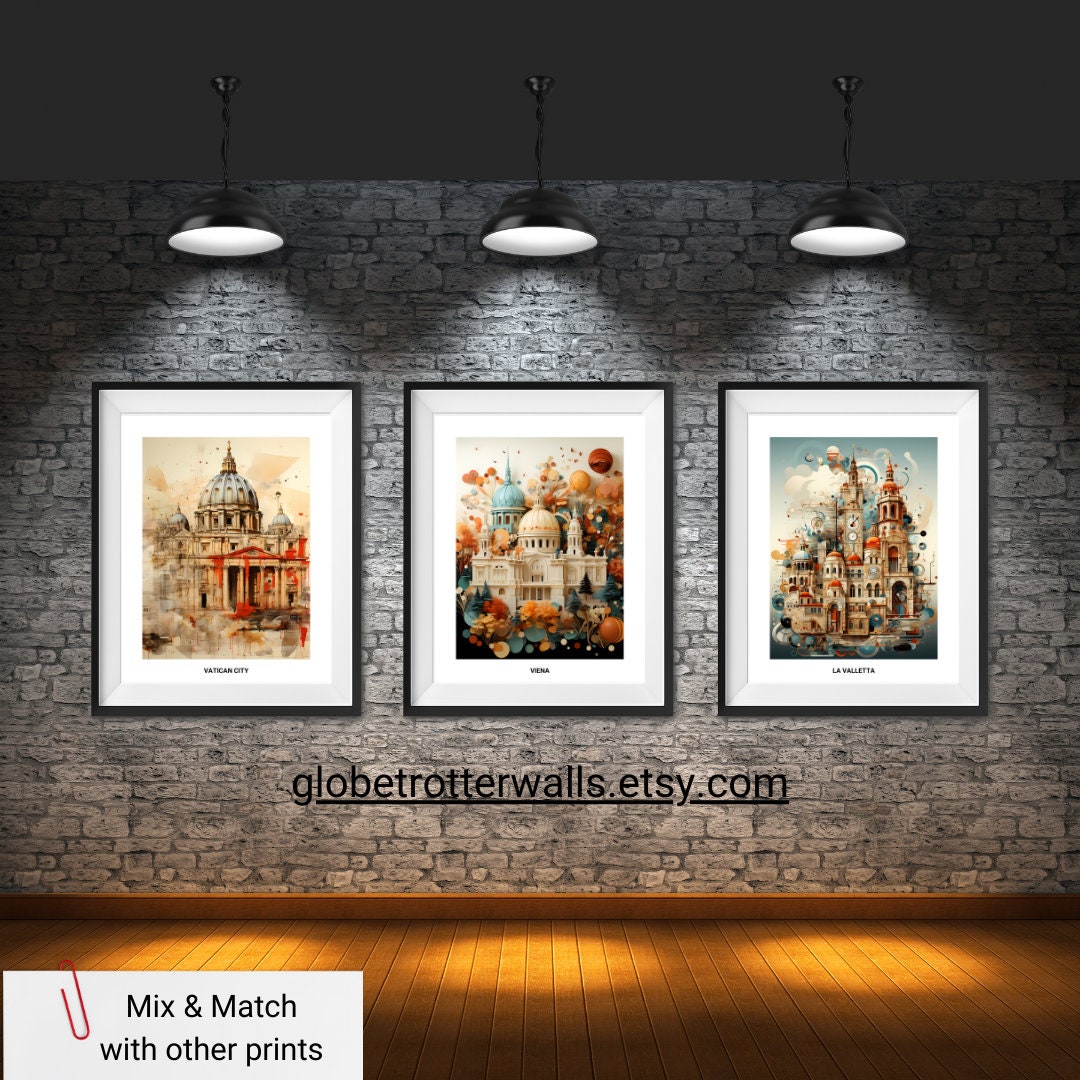 Printable Vatican Collage Poster Instant Digital Download - Etsy