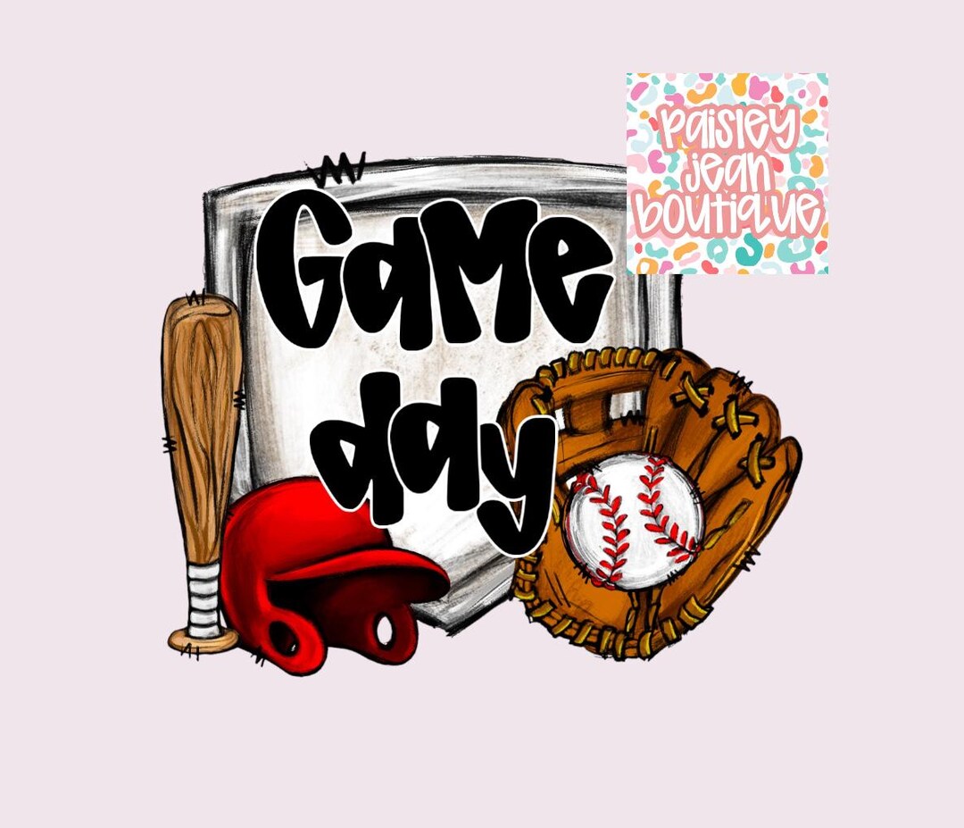 Baseball Game Day Png | Game Day Png | School Game Day Digital File ...