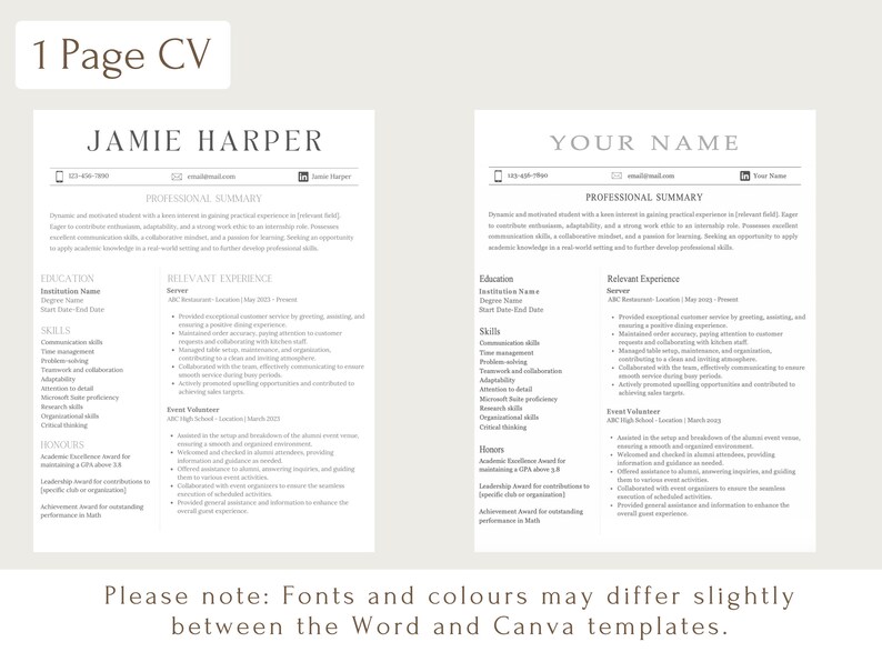 Student Resume Template College and University Internship Resume ...