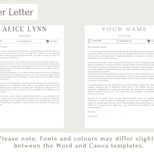 Teacher Resume Template Word, Canva | Teaching Resume, Resume Template ...