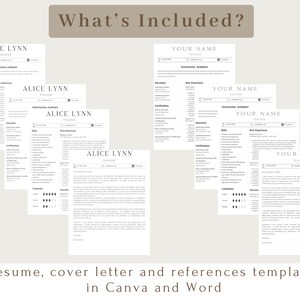 Teacher Resume Template Word, Canva | Teaching Resume, Resume Template ...