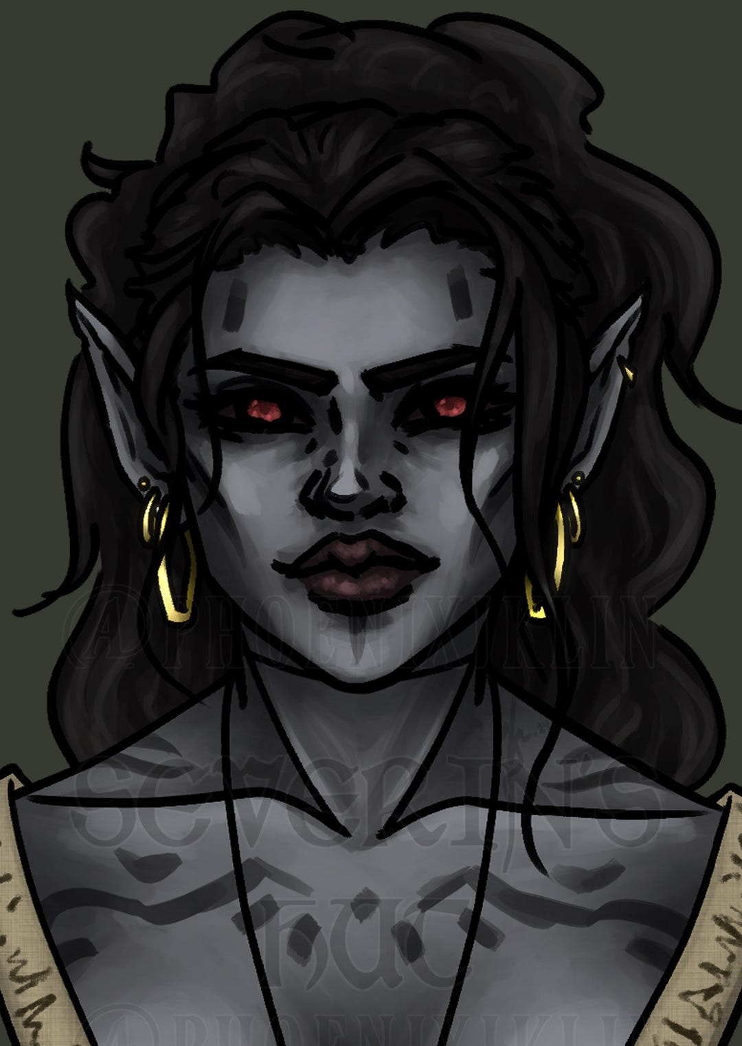 Custom Character Bust Portrait Dnd & Fantasy Characters - Etsy