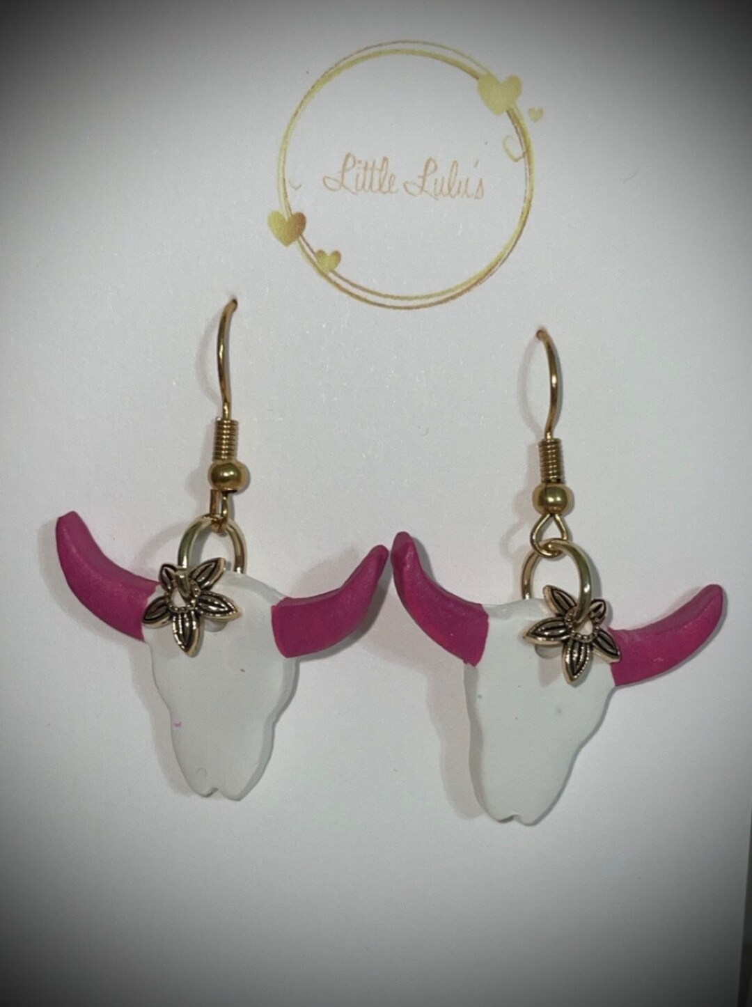 Pink Longhorns With Charms - Etsy
