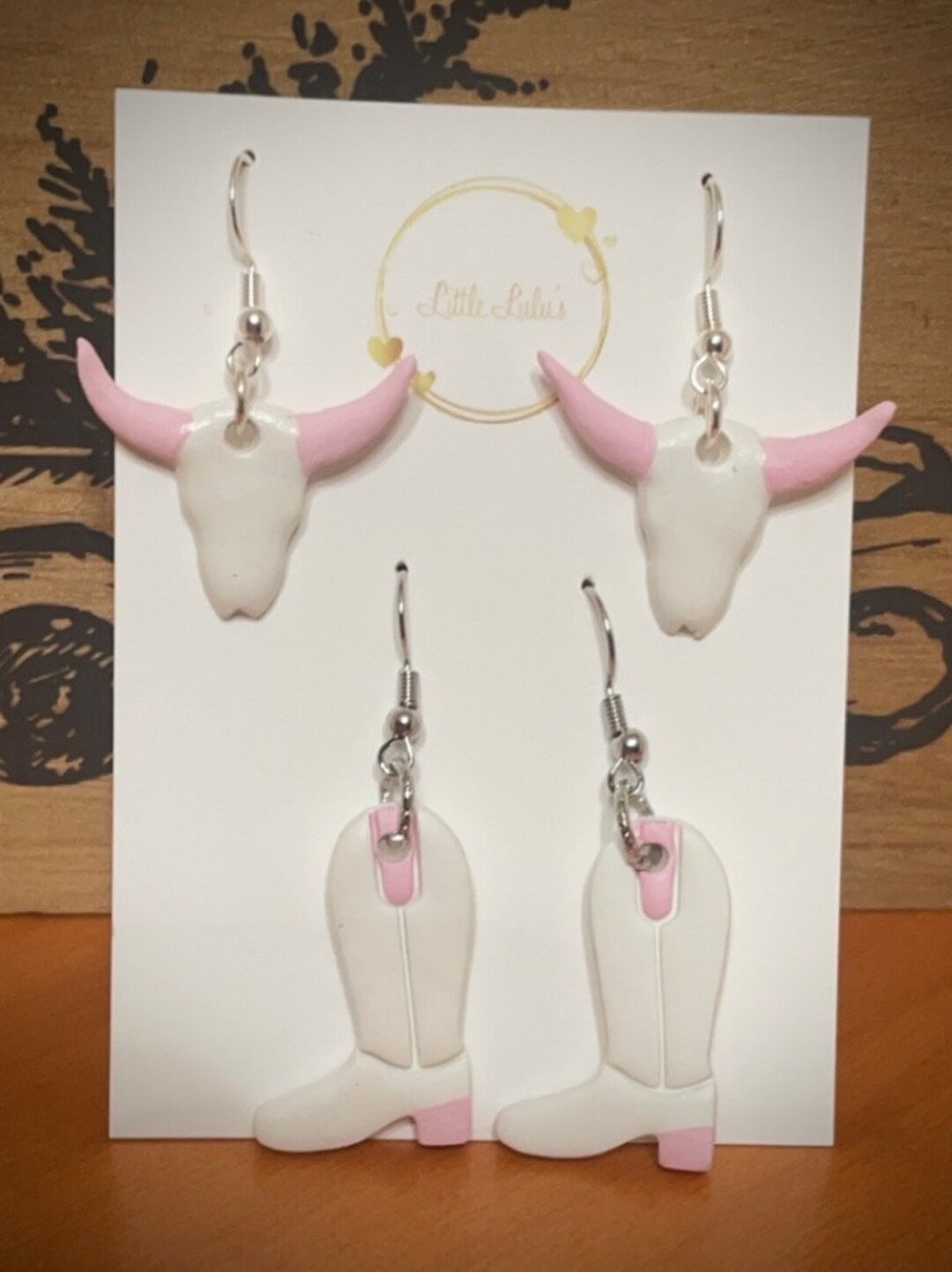 Light Pink Longhorns and Cowboy Boots - Etsy