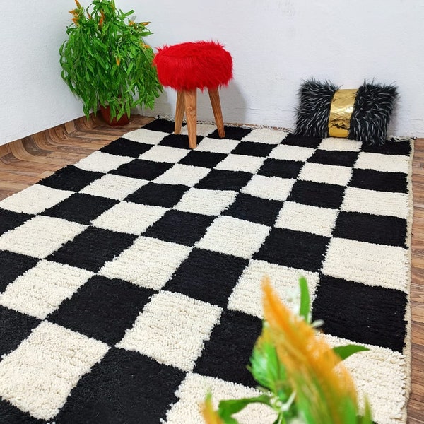 Checkered Rug - Etsy Australia