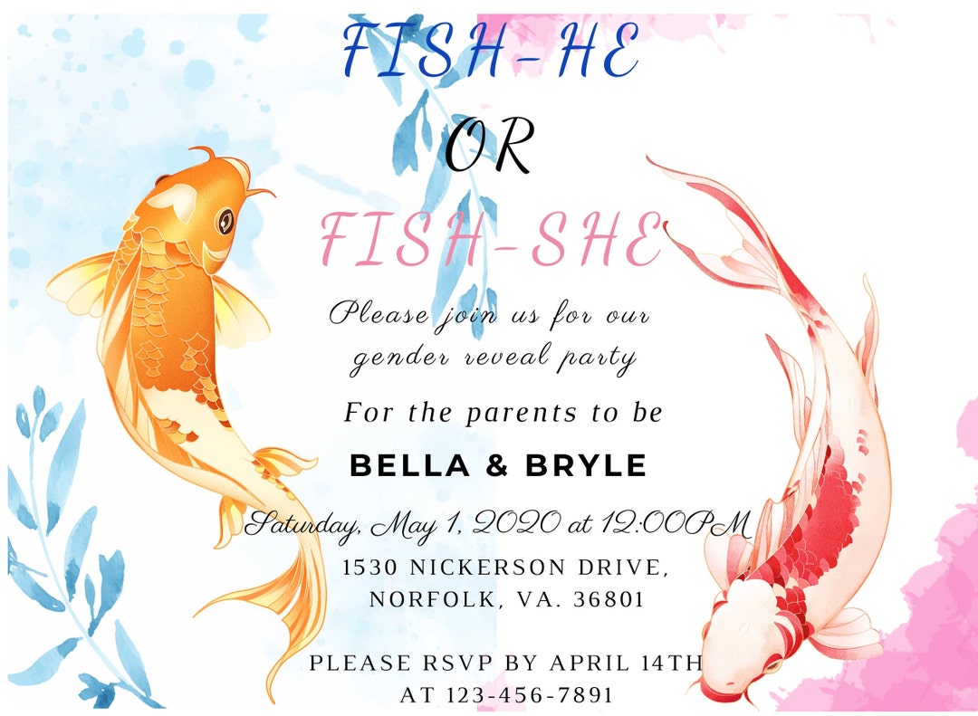 Gender Reveal Invitation, He or She, Gender Reveal Idea, Gender Reveal ...
