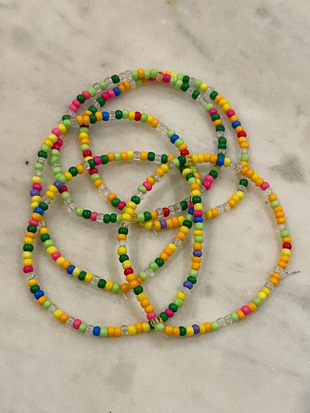 Set of 3 Multicolor Beaded Bracelets - Etsy