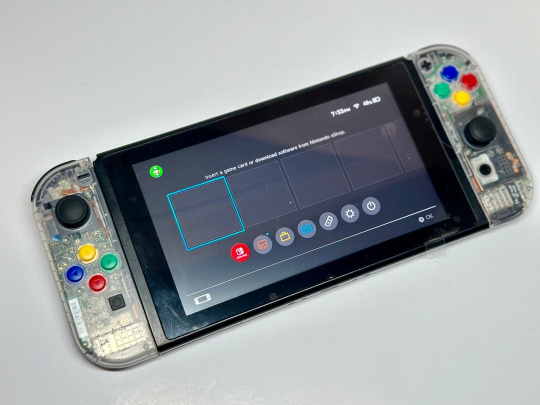 Nintendo Switch Custom Clear Shell - Etsy