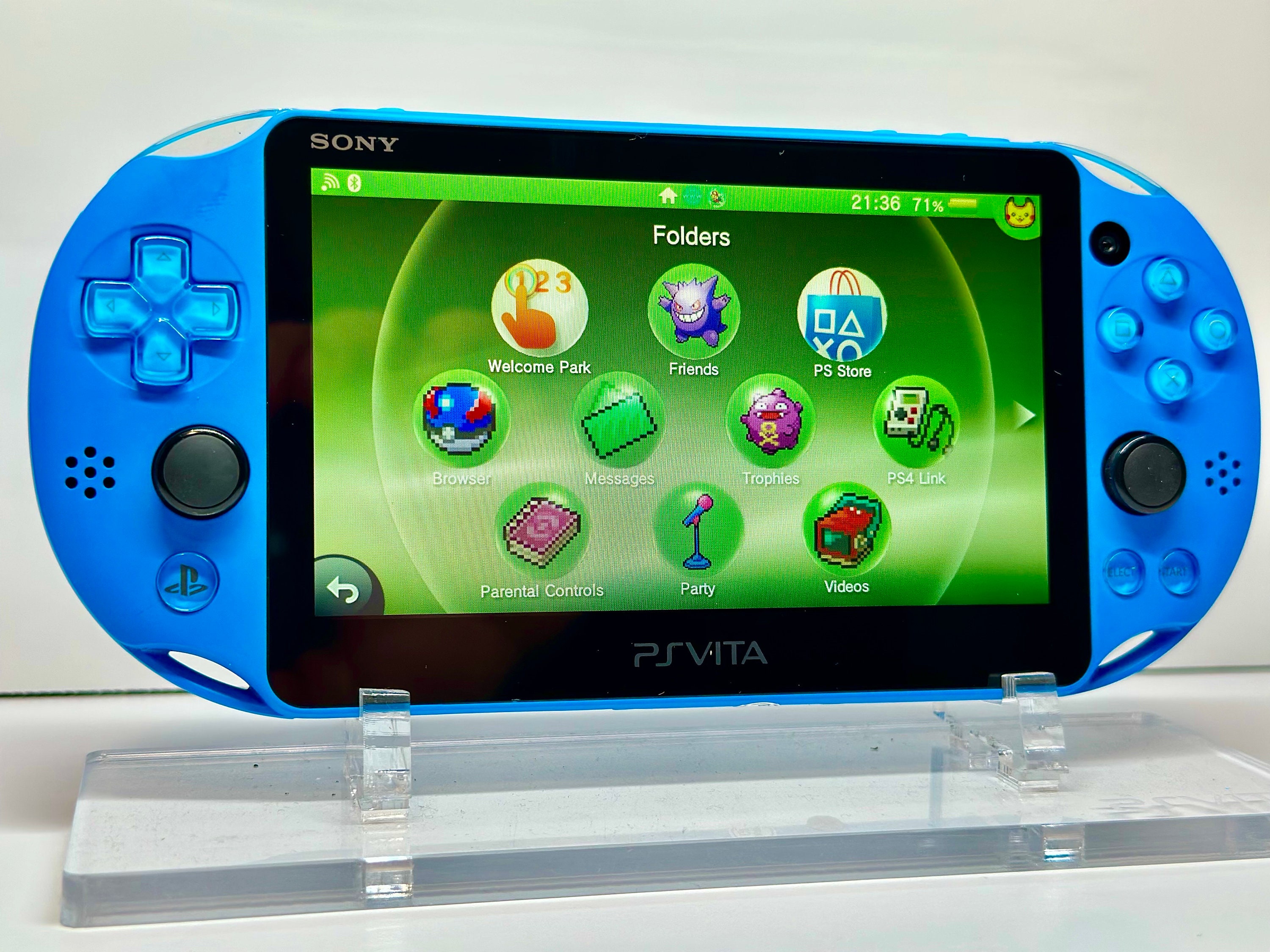 Ps-vita Aqua Blue 128GB PCH-2000 With Box and Charger - Etsy