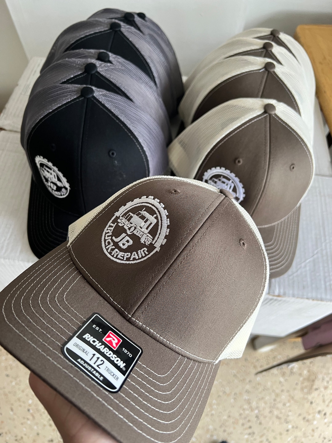 Custom Richardson 112 Trucker Hat , Personalizable Logo on Trucker Cap ...