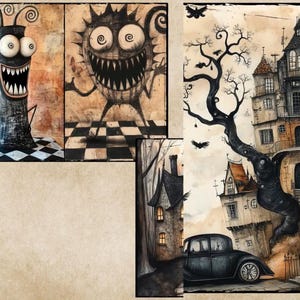 Skeleton Journal Pages DIGITAL DOWNLOAD - Etsy