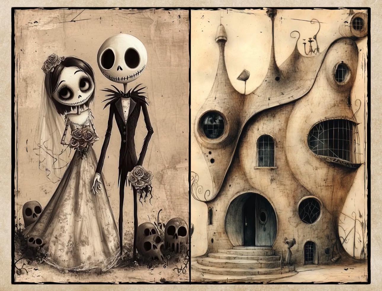 Skeleton Journal Pages DIGITAL DOWNLOAD - Etsy