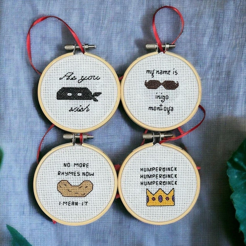 Princess Bride Cross Stitch Ornament Collection - Etsy