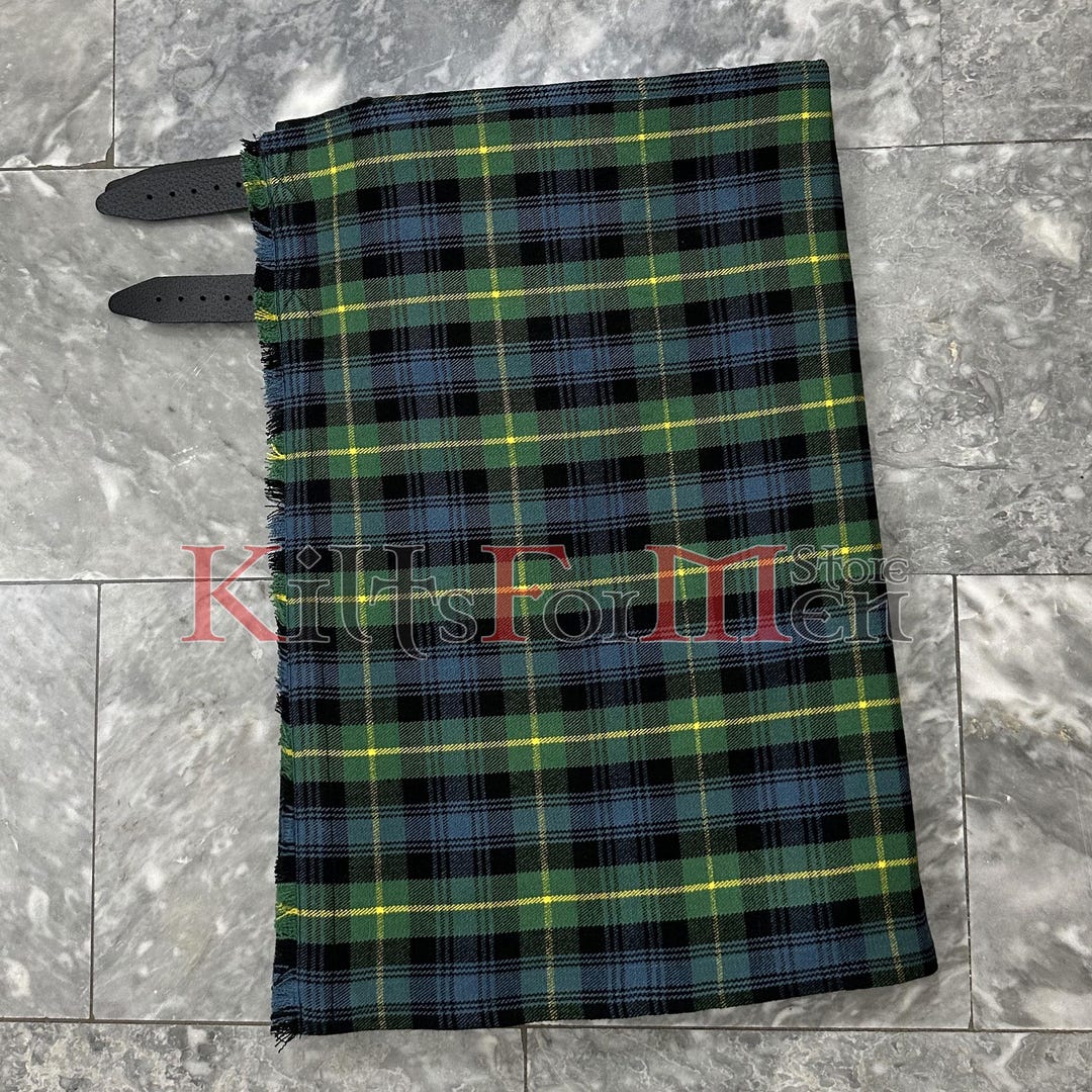 Scottish Handmade Gordon Ancient 8 Yard Tartan Kilt - Clan Gordon Kilt ...