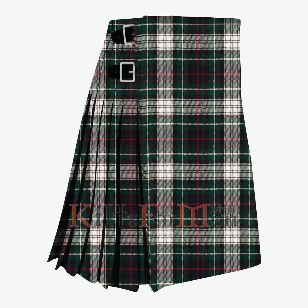 Scottish Handmade Mackenzie Dress Tartan Kilt - Clan Mackenzie Kilt for ...