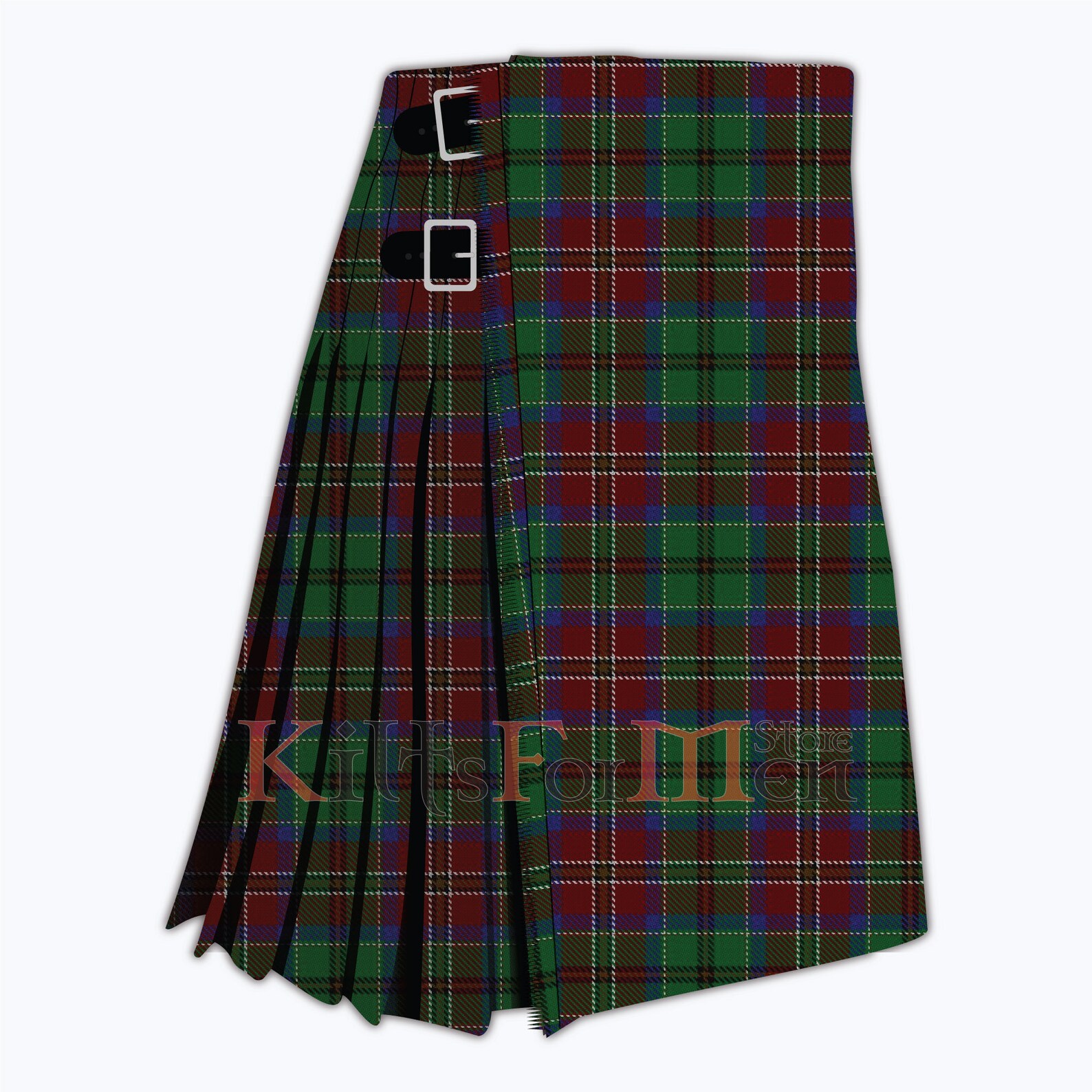 Scottish Handmade Mcculloch 8 Yard Tartan Kilt Clan Mcculloch Kilt for ...