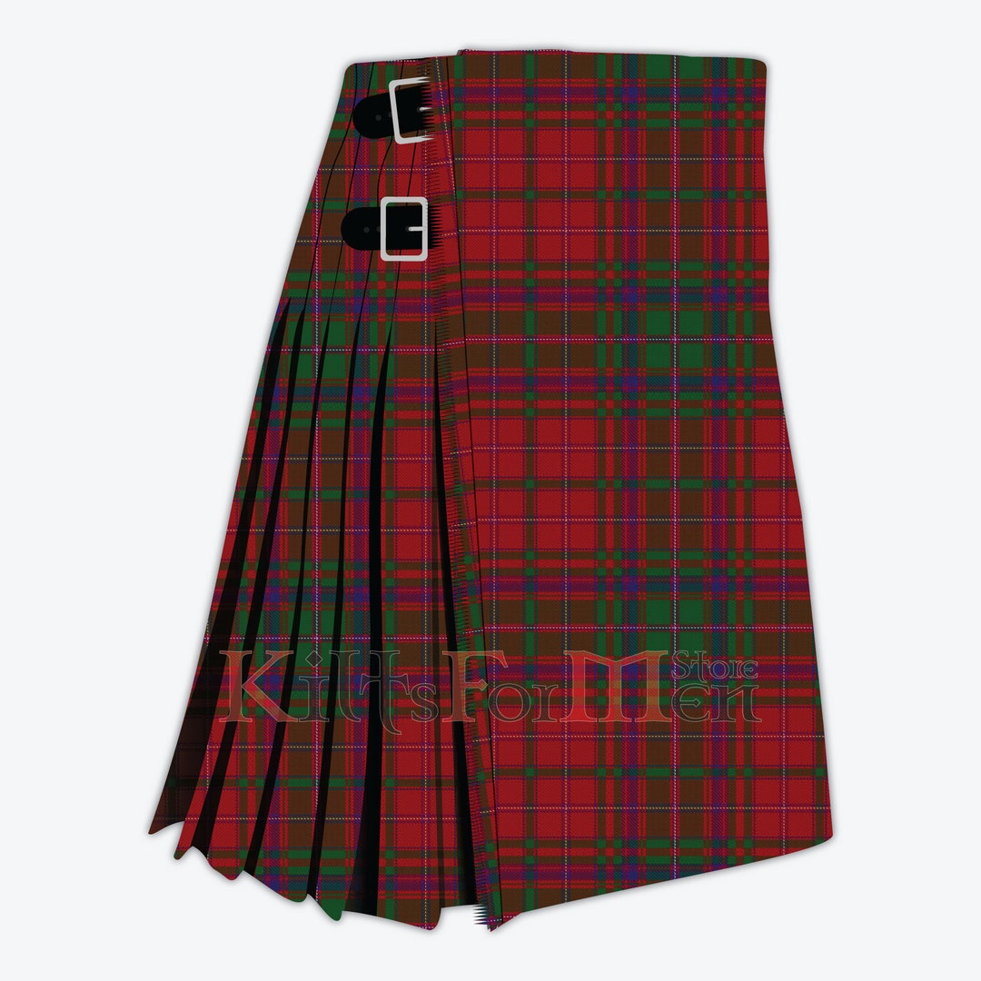 Scottish Handmade Mcdougall 8 Yard Tartan Kilt - Clan Mcdougall Kilt ...
