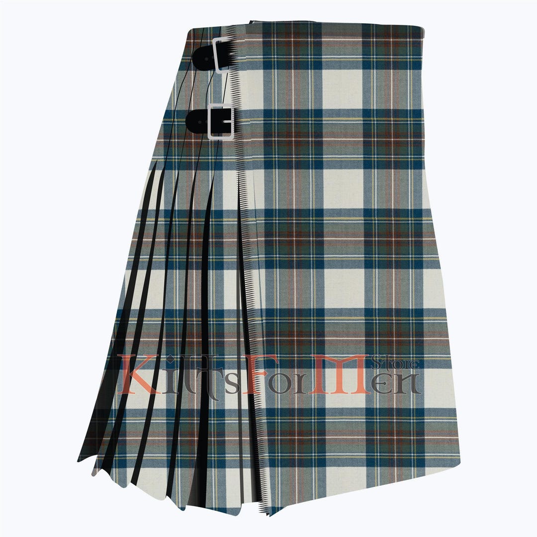 Scottish Handmade Stewart Blue Dress 8 Yard Tartan Kilt - Clan Stewart ...