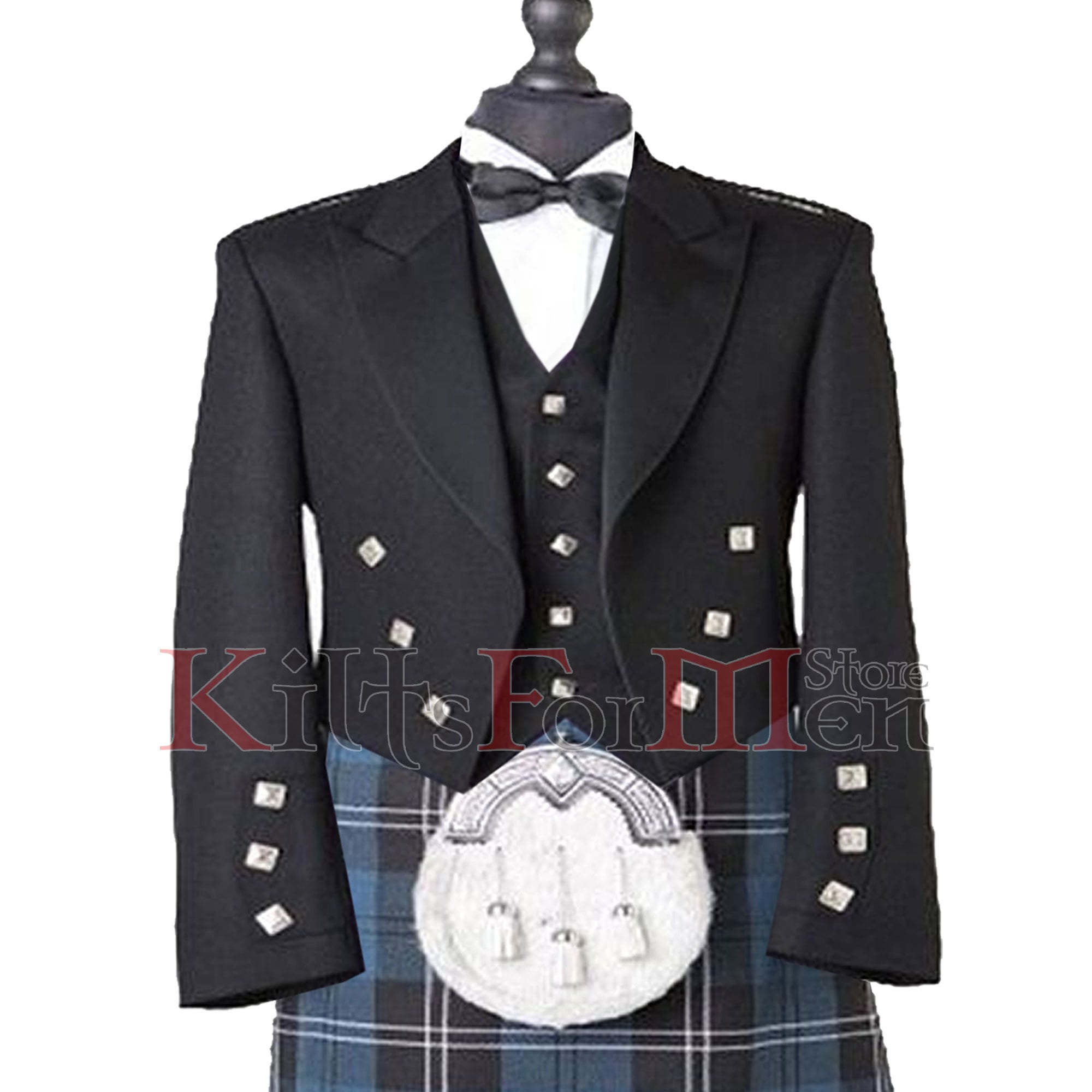 Scottish Men Prince Charlie Kilt Jacket Handmade Wedding Kilt Jacket ...