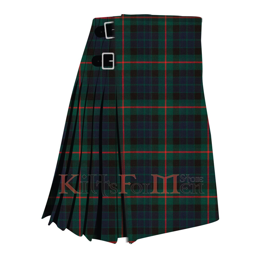 Scottish Handmade Gunn Modern 8 Yard Tartan Kilt Clan Gunn Modern Kilt ...