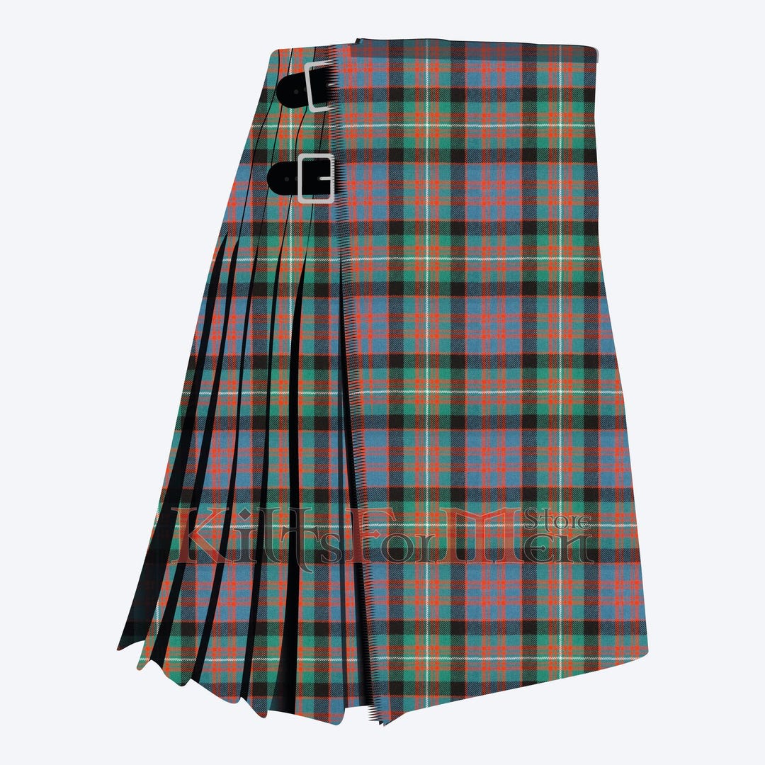 Scottish Handmade Macdonnell of Glengarry Ancient 8 Yard Tartan Kilt ...