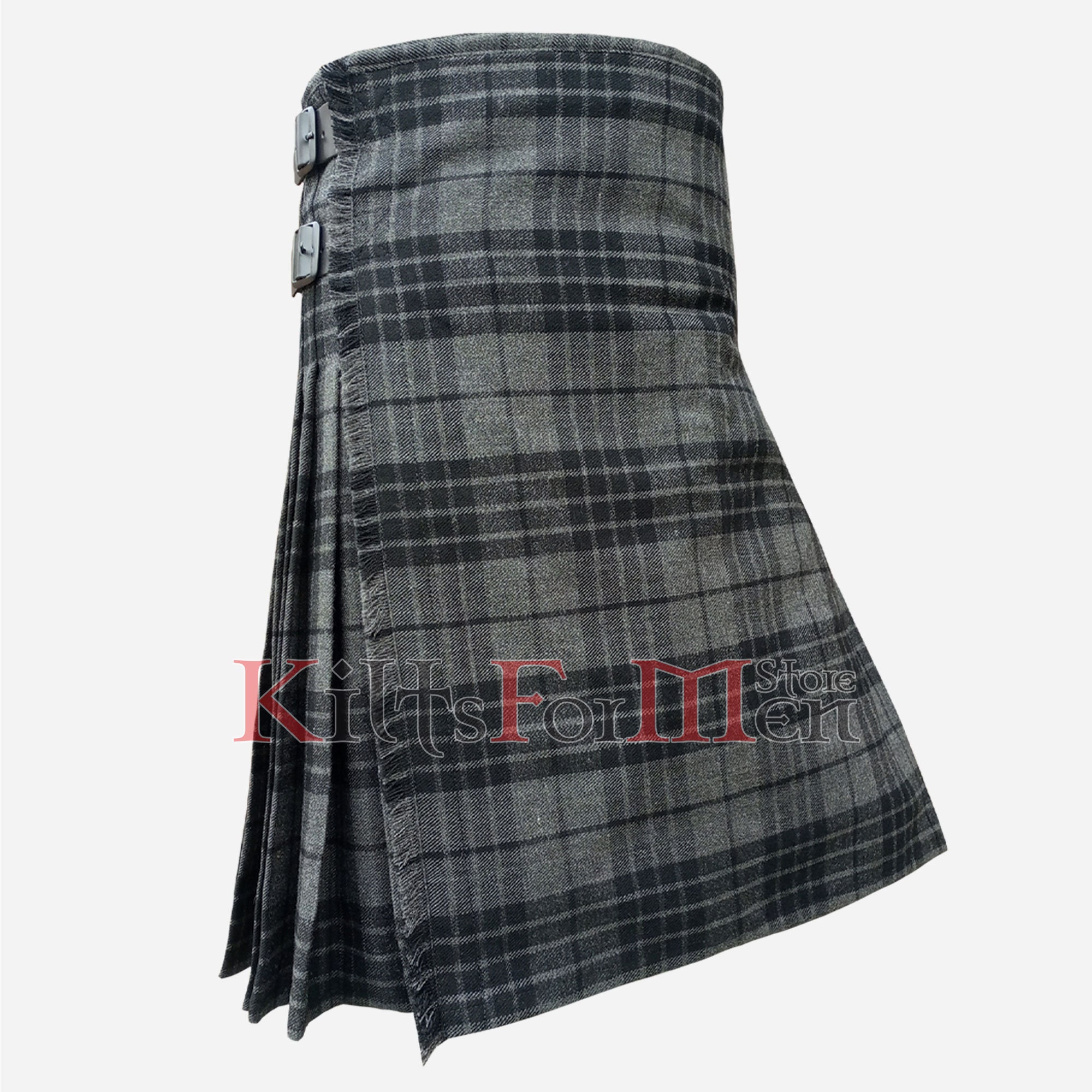 Scottish Handmade Night Watch Tartan Kilt - Night Watch 8 Yards Premium ...