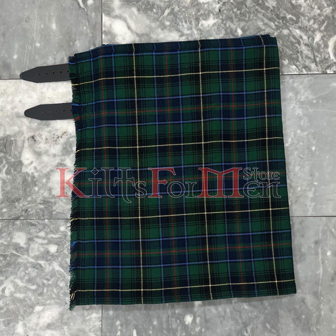 Scottish Handmade Macinnes Hunting Modern 8 Yard Tartan Kilt - Clan ...