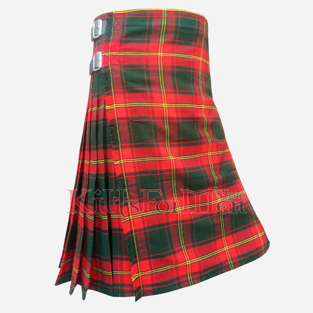 Scottish Handmade Ulster Red Tartan Kilt - Clan Ulster Kilt for Men - Etsy