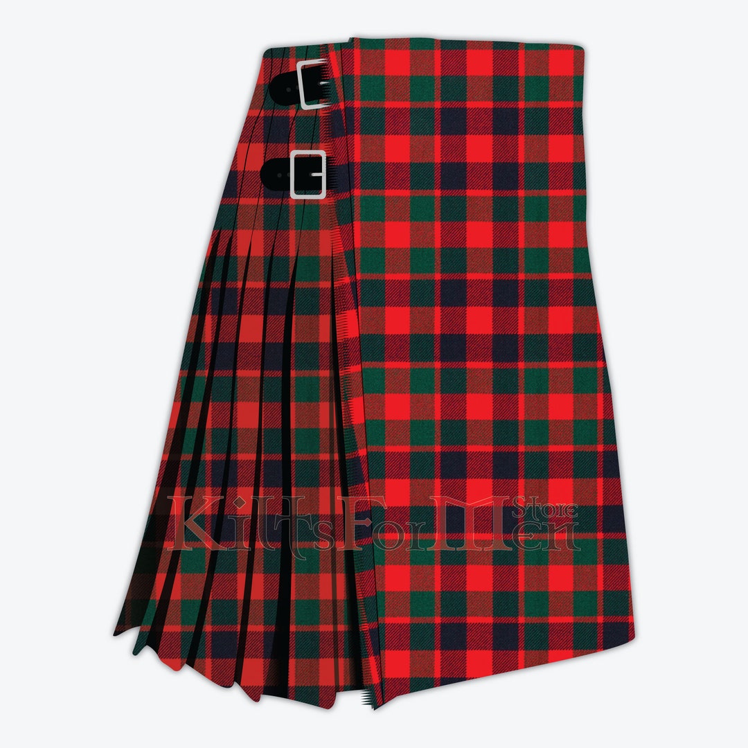 Scottish Handmade Gow Modern 8 Yard Tartan Kilt - Clan Gow Modern Kilt ...