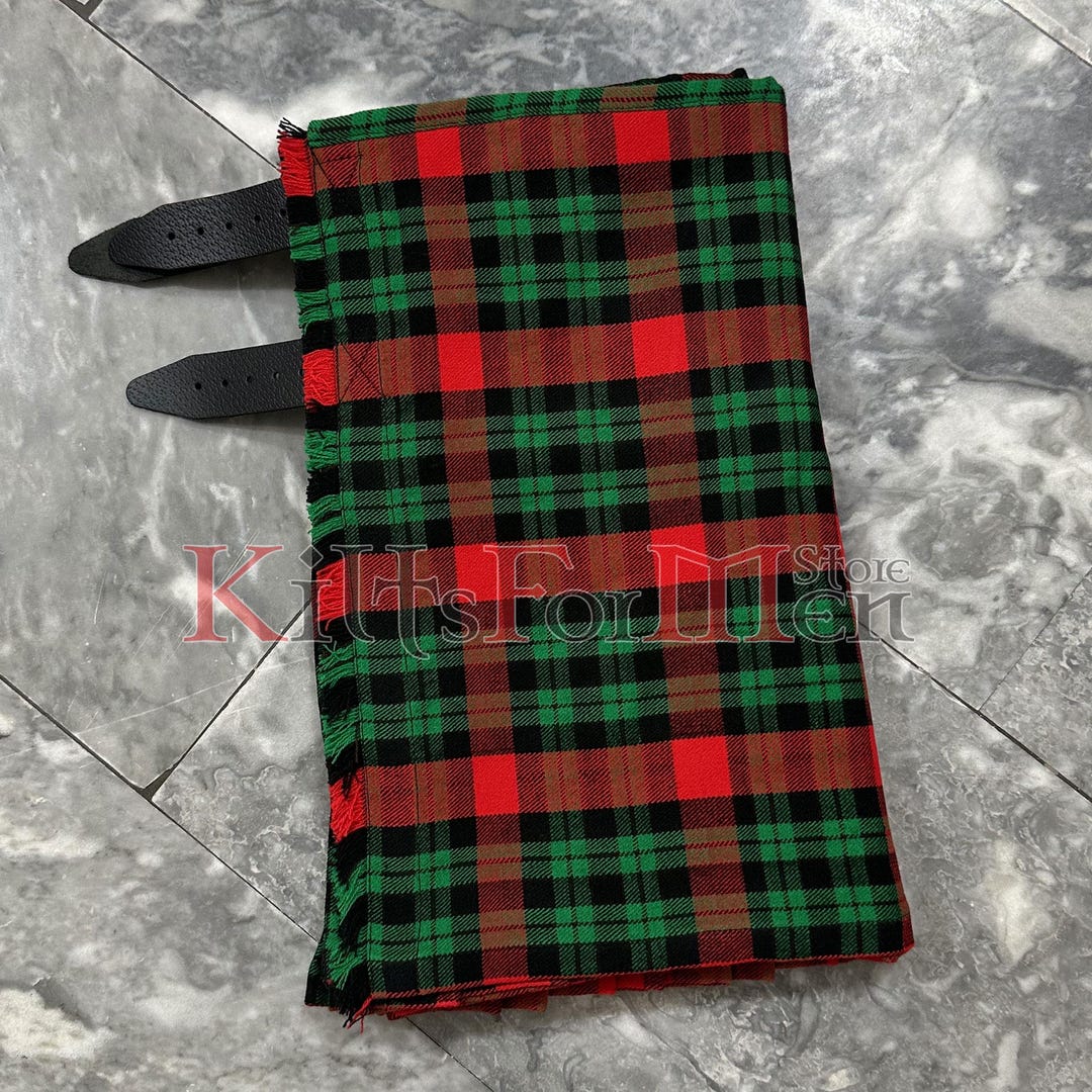 Scottish Handmade Murdoch 8 Yard Tartan Kilt - Premium Clan Murdoch ...